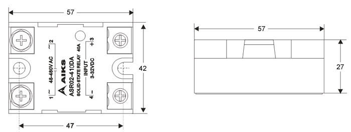 Przekaźnik SSR ASR-110-AC 10A | Sklep elektroniczny Termipol.pl